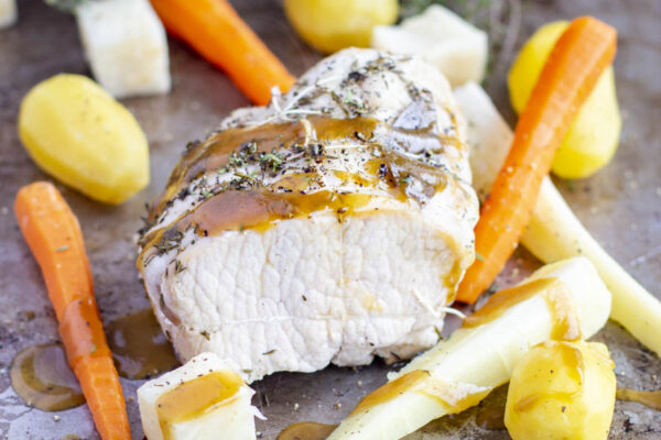 Rôti de porc au Thermomix {Cuisson au Varoma} • Yummix